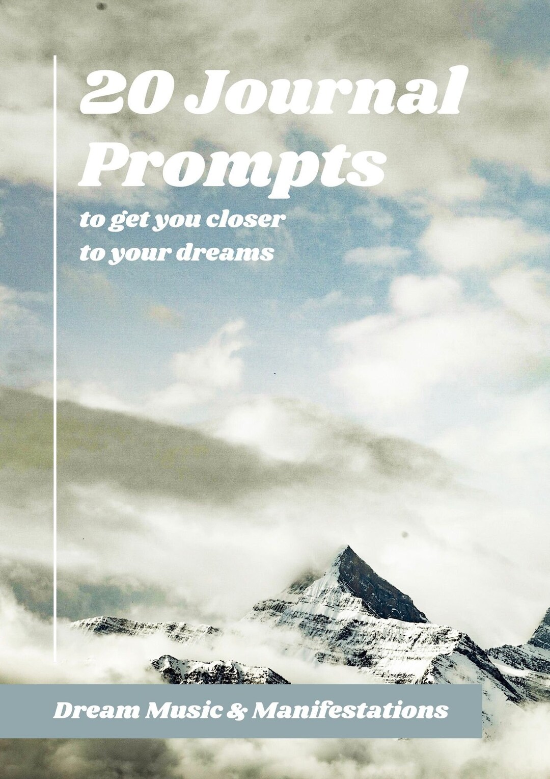 20 Journal Prompts - Digital Book - Get Closer to Your Dreams - Etsy