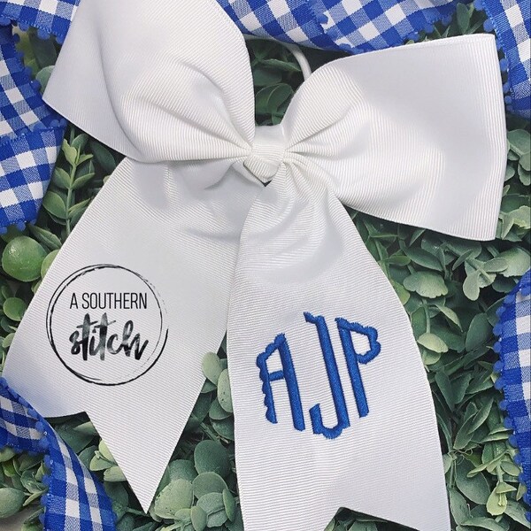 Monogrammed Hair Bow - Make Your Own Hair Bow