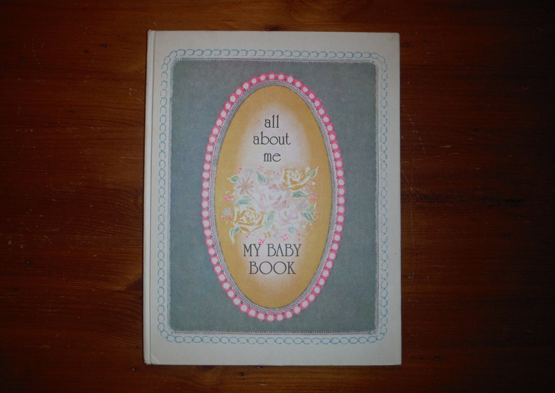 Vintage All About Me Album - Vintage My Baby Book Childhood Journal ...