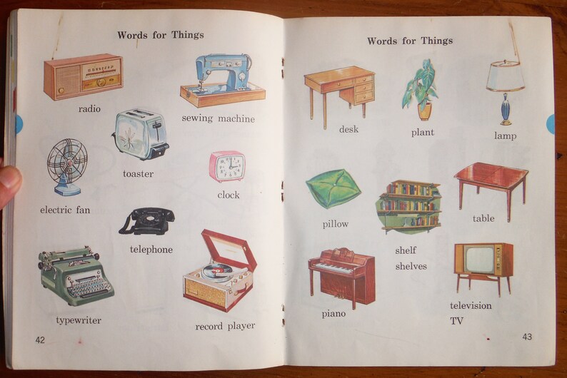 Vintage Child's My Little Pictionary Book 1970's - Etsy