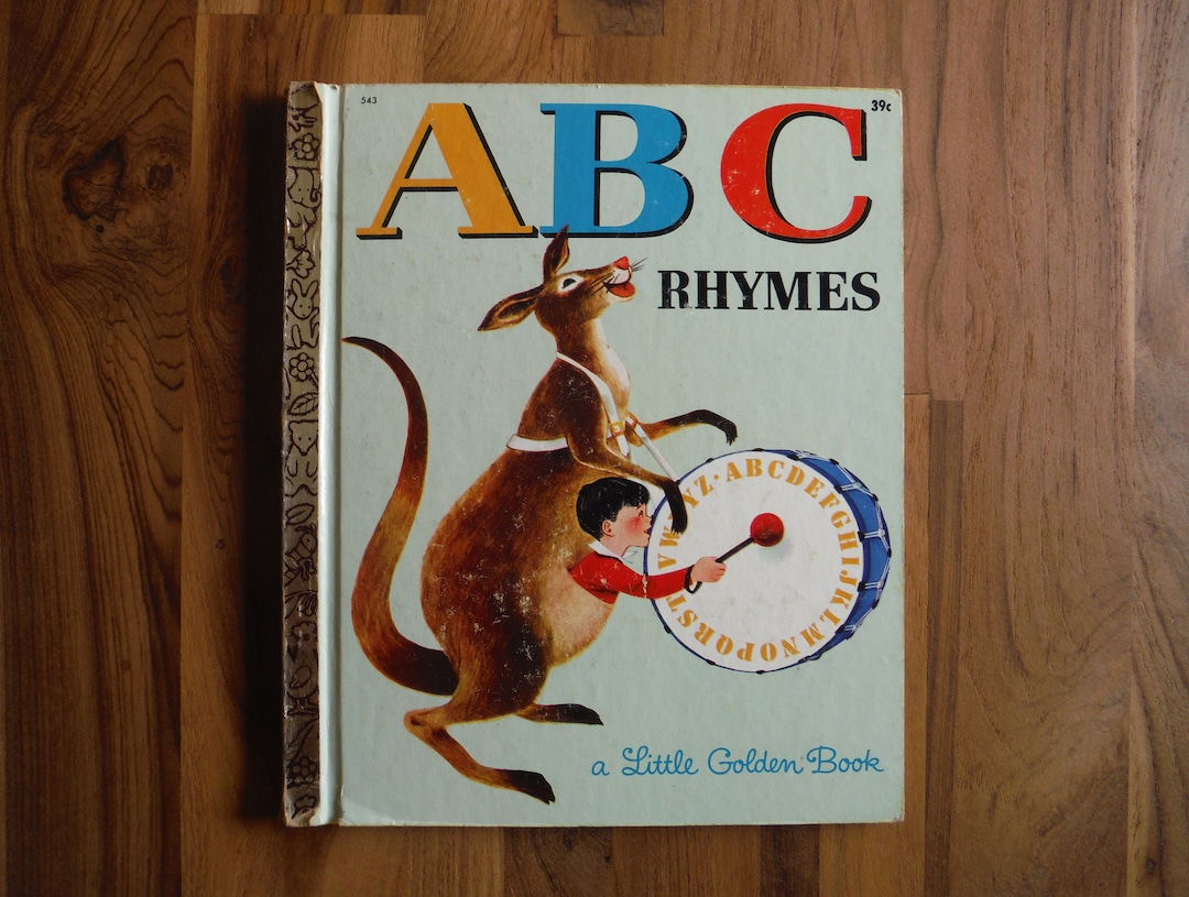 Vintage ABC Rhyming Little Golden Book - 1960's Children's Little ...