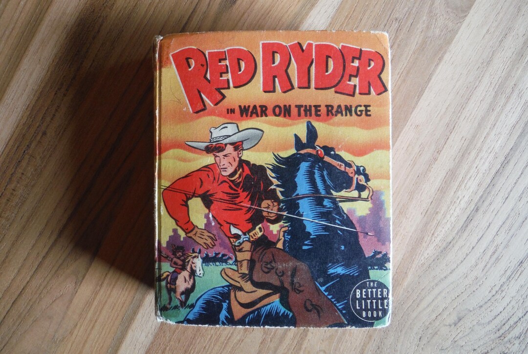 Antique 1945 Red Ryder Book - Vintage 1940's Better Little Books - '40 ...