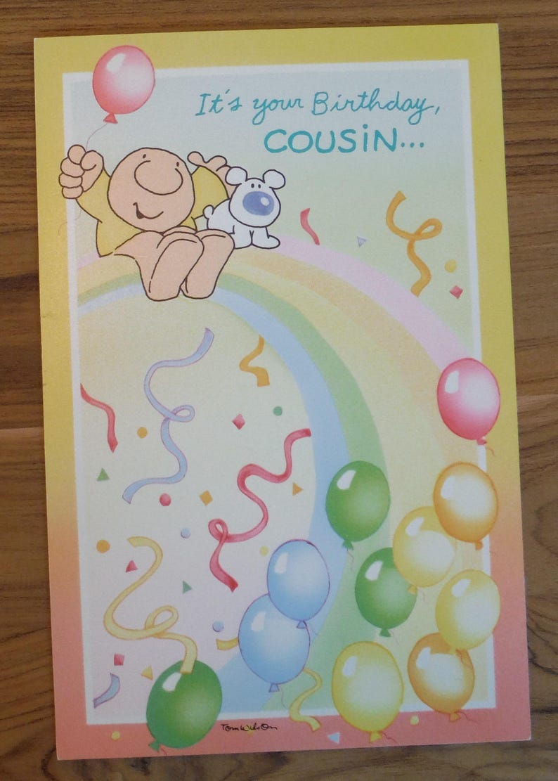 Vintage Ziggy Cousin Birthday Greeting Card - Vintage 1980's Ziggy ...
