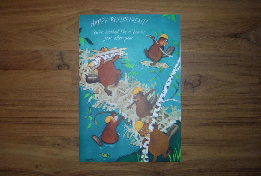 Best Vintage Happy Retirement Card Vintage Congratulations Retirement ...