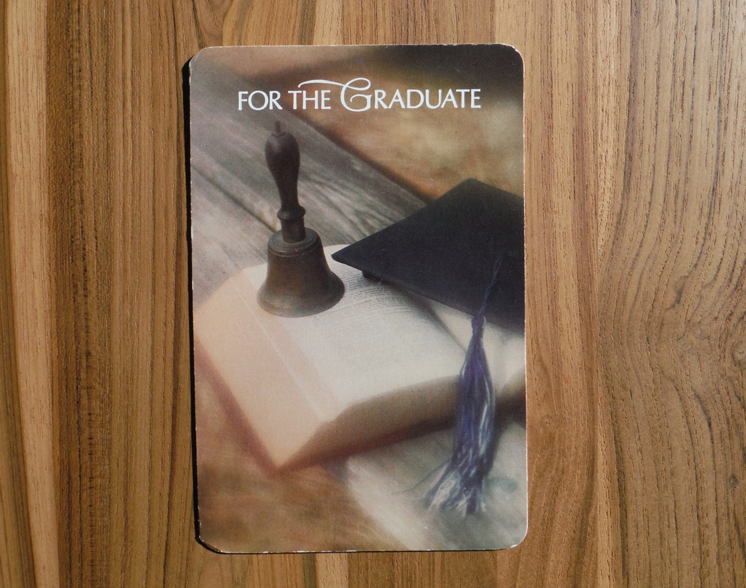 Mod Vintage 1970's Graduation Card - '70's Retro Graduate ...