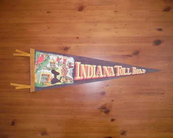 Indiana Pennant - Etsy