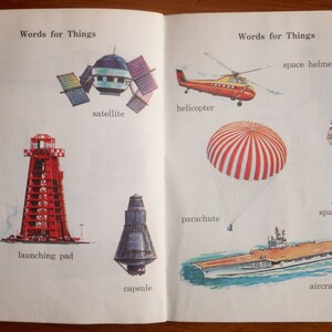 Vintage Child's My Little Pictionary Book 1970's Children's School ...