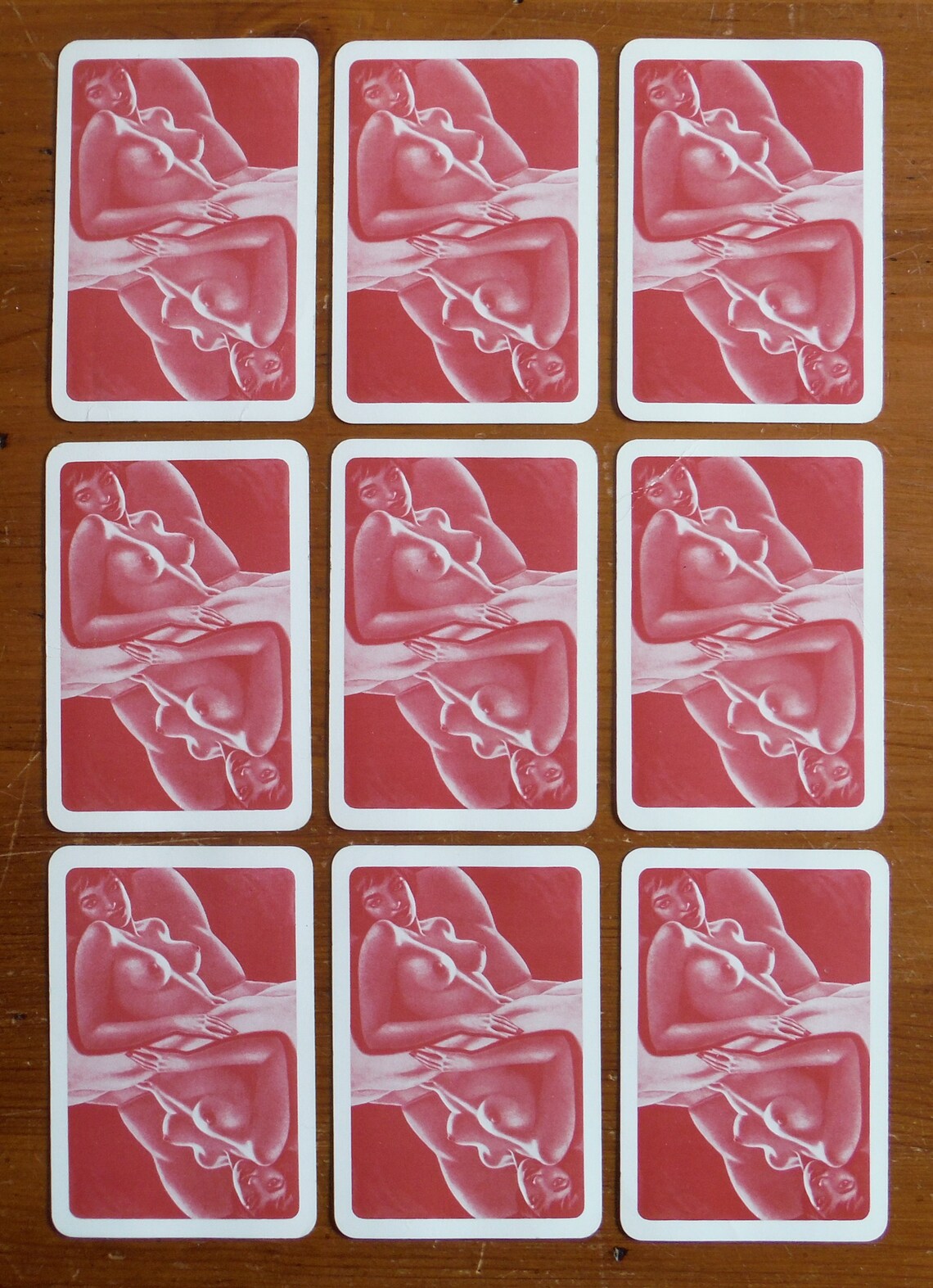 Vintage Pin Up Girls Playing Cards Vintage Naughty Girls Etsy