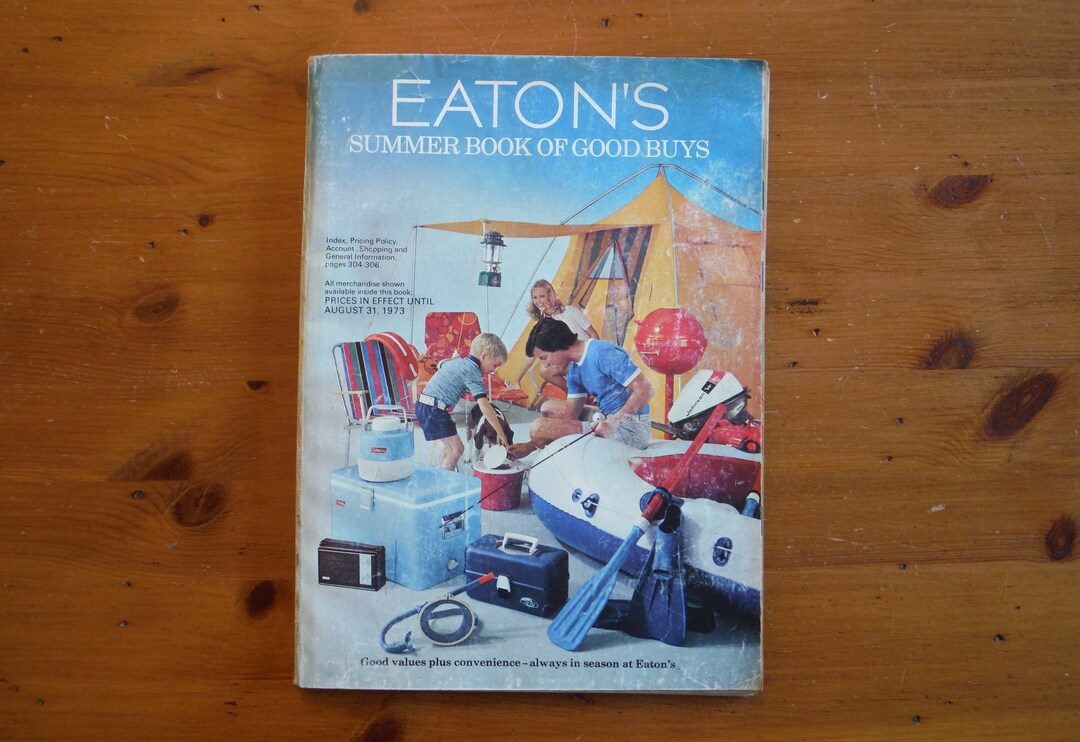 Vintage 1970's Eaton's Catalog 70's Department Store Clothing Furniture ...