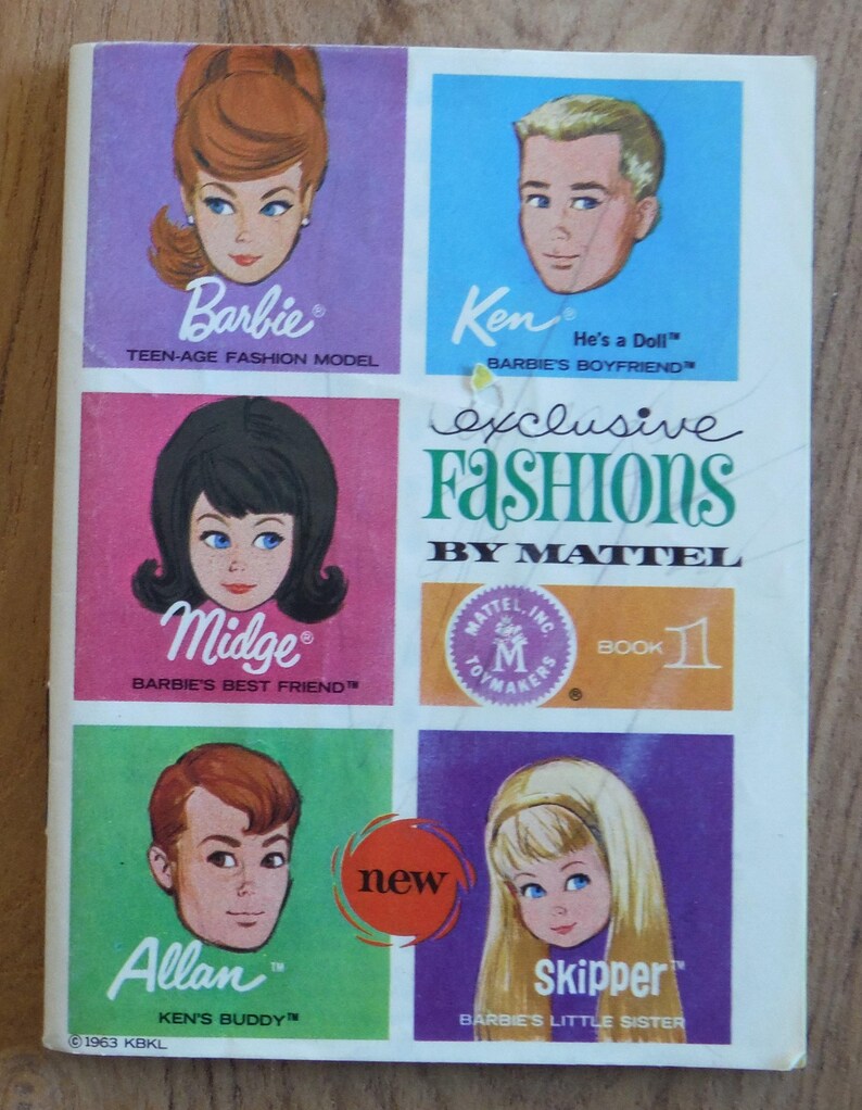 4 Vintage Barbie Skipper Dawn Booklets - Living Barbie Wonderful World ...