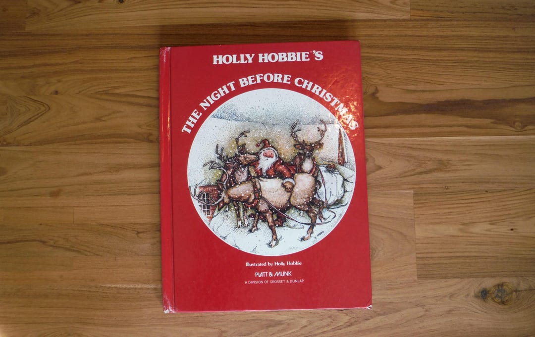 Vintage Holly Hobbie the Night Before Christmas Book 1970's Vintage ...