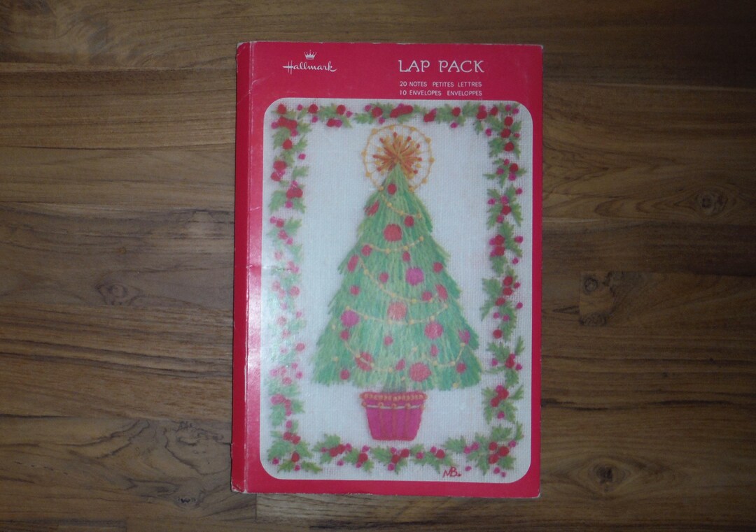 Charming Vintage Christmas Stationary - Holiday Christmas X-mas Writing ...