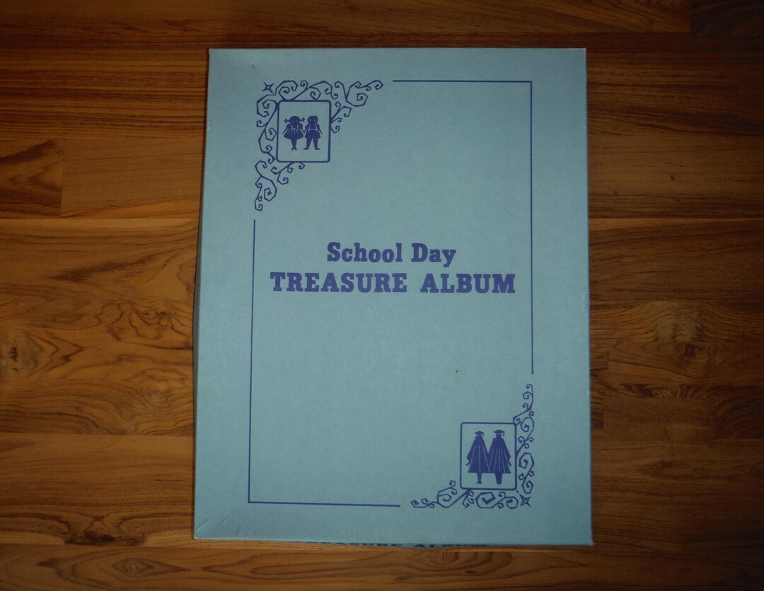 Vintage Retro School Days Treasure Album - Vintage 1970's Child's ...
