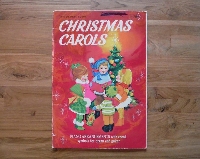 Vintage 1960's Christmas Carols Music Book - 1969 Christmas Carols for ...