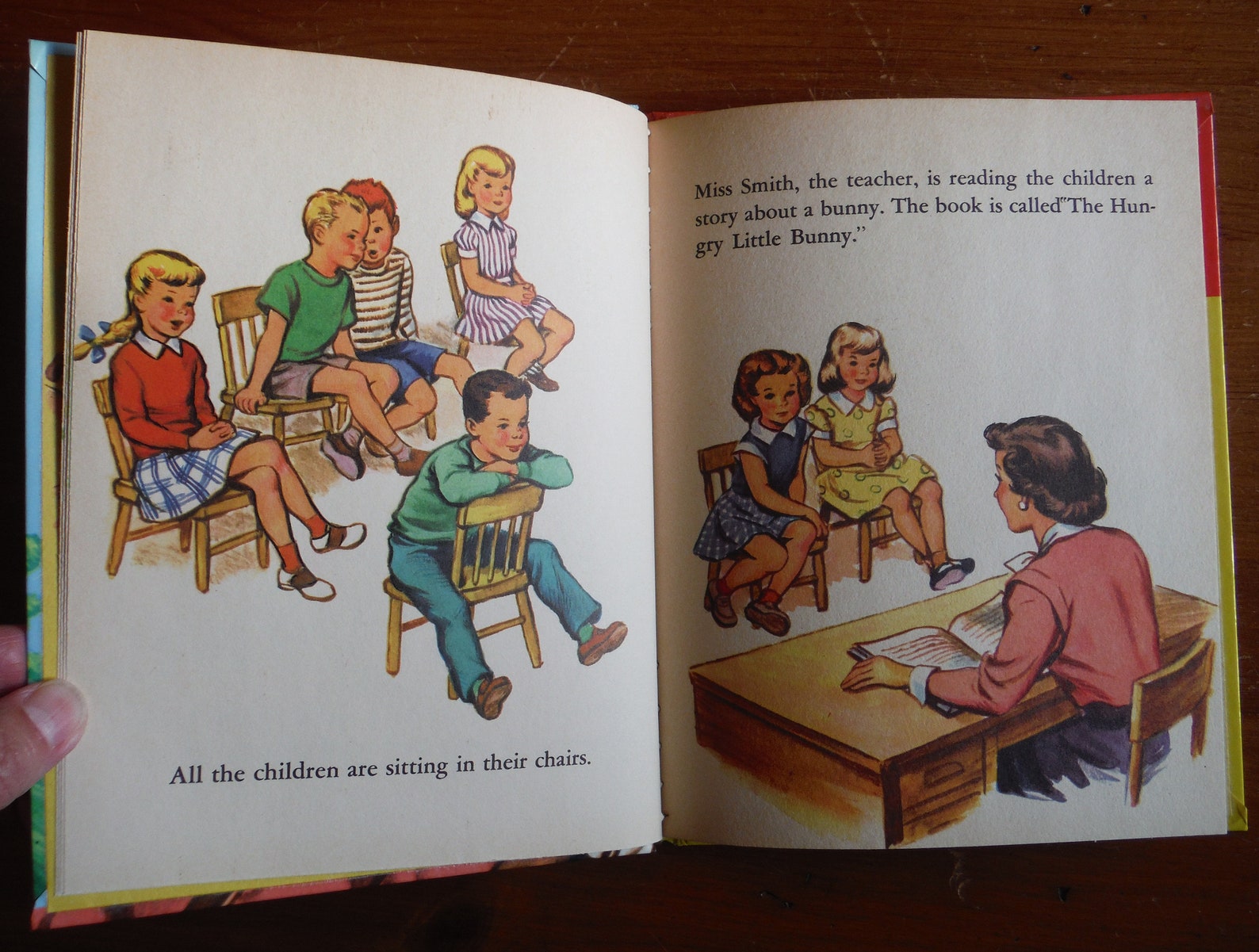 Vintage 1950's Let's Go to School Book 1954 - Etsy