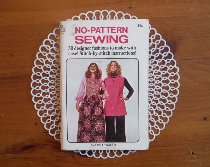 Vintage 1970's Mod Dell Purse No-pattern Sewing Book - '70'sretro Women ...