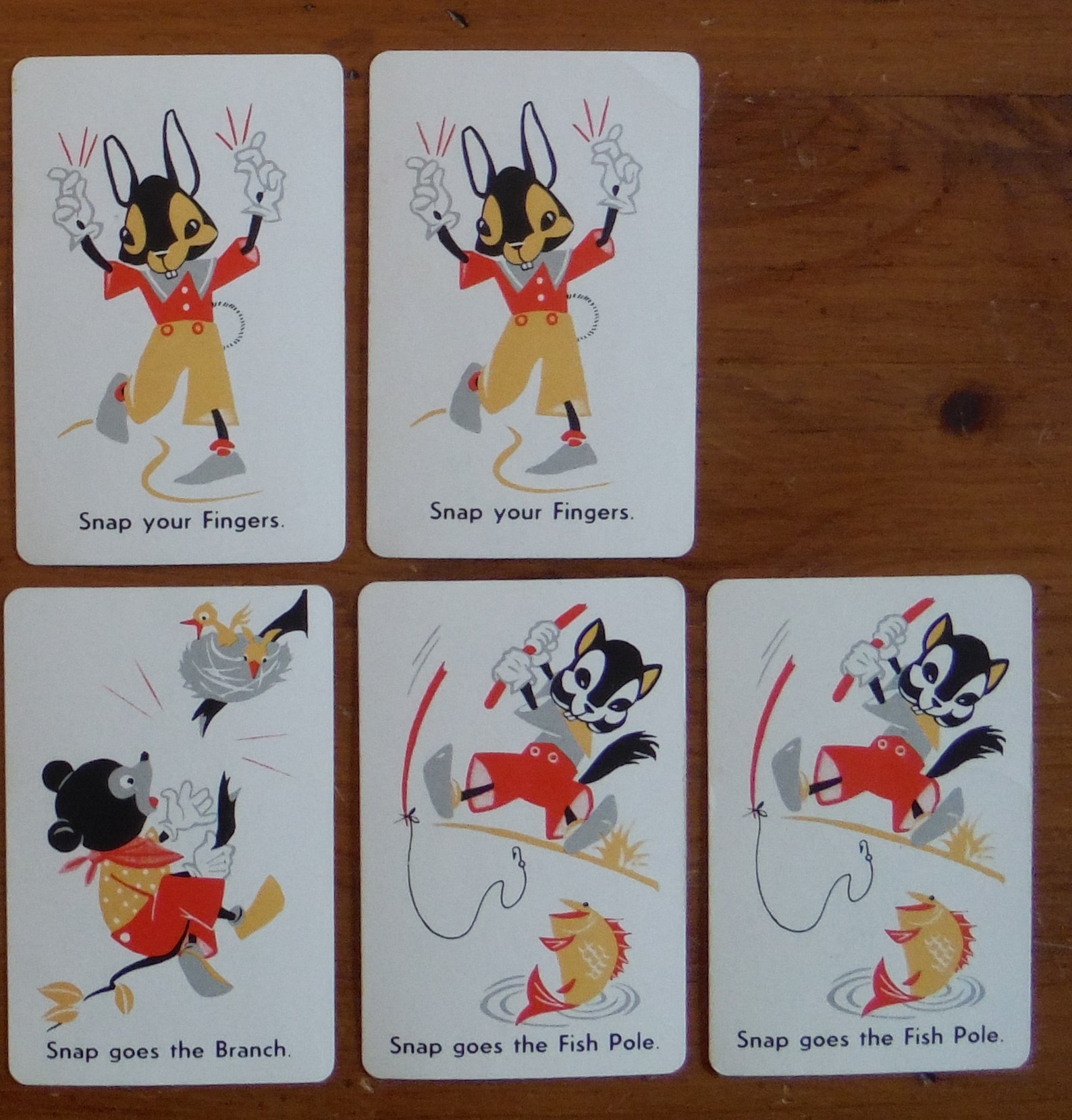 Vintage Snap Playing Cards Vintage Snap Animals - Etsy