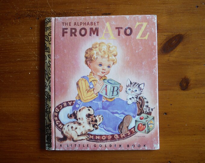 Vintage the Alphabet From A to Z Book - 1969 Children's Little Golden ...