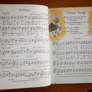 Vintage 1950's Children's Song Book Vintage Singing in Harmony School ...