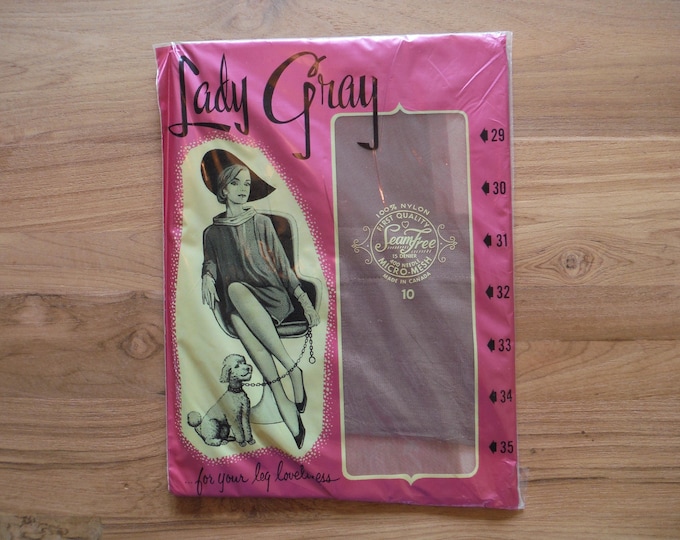Vintage Sheer Nylons New in Package 1960's Sheer Hosiery Nylon ...