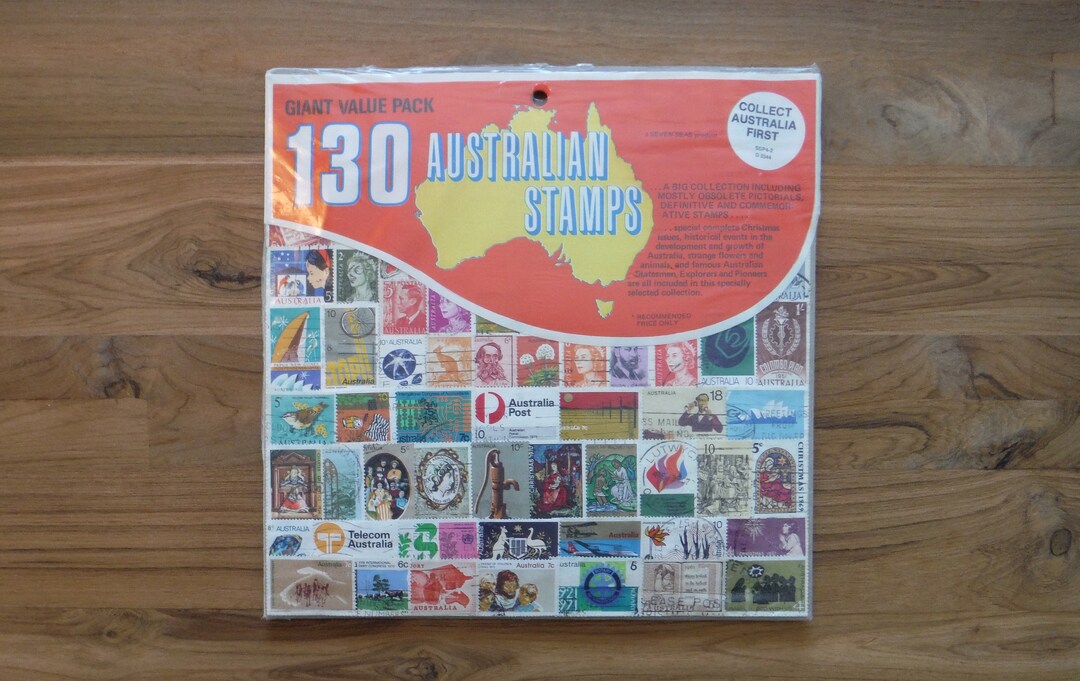 130 Vintage Australian Postage Stamps - 1950 - 1970's Australia ...