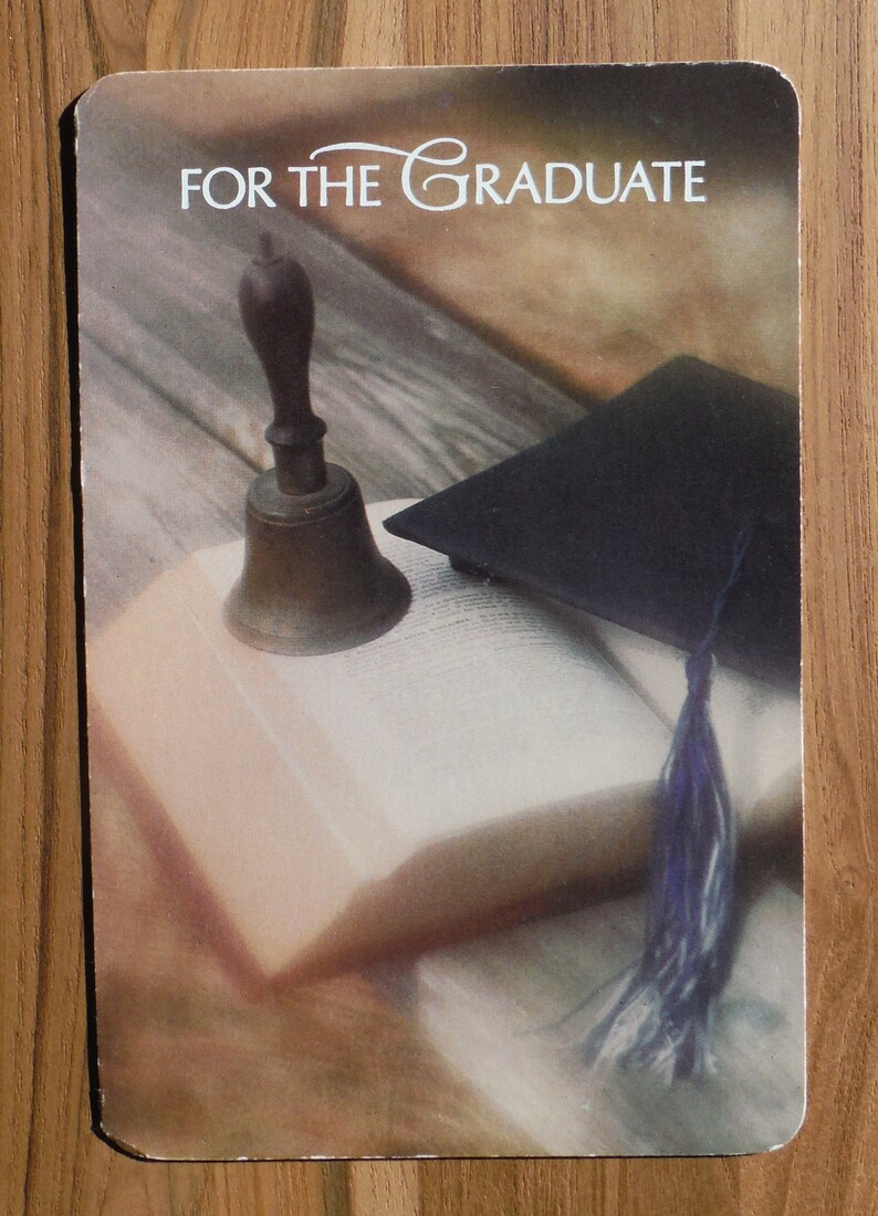 Mod Vintage 1970's Graduation Card - '70's Retro Graduate ...