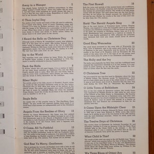 Vintage 1960's Christmas Carols Music Book 1969 Christmas Carols for ...