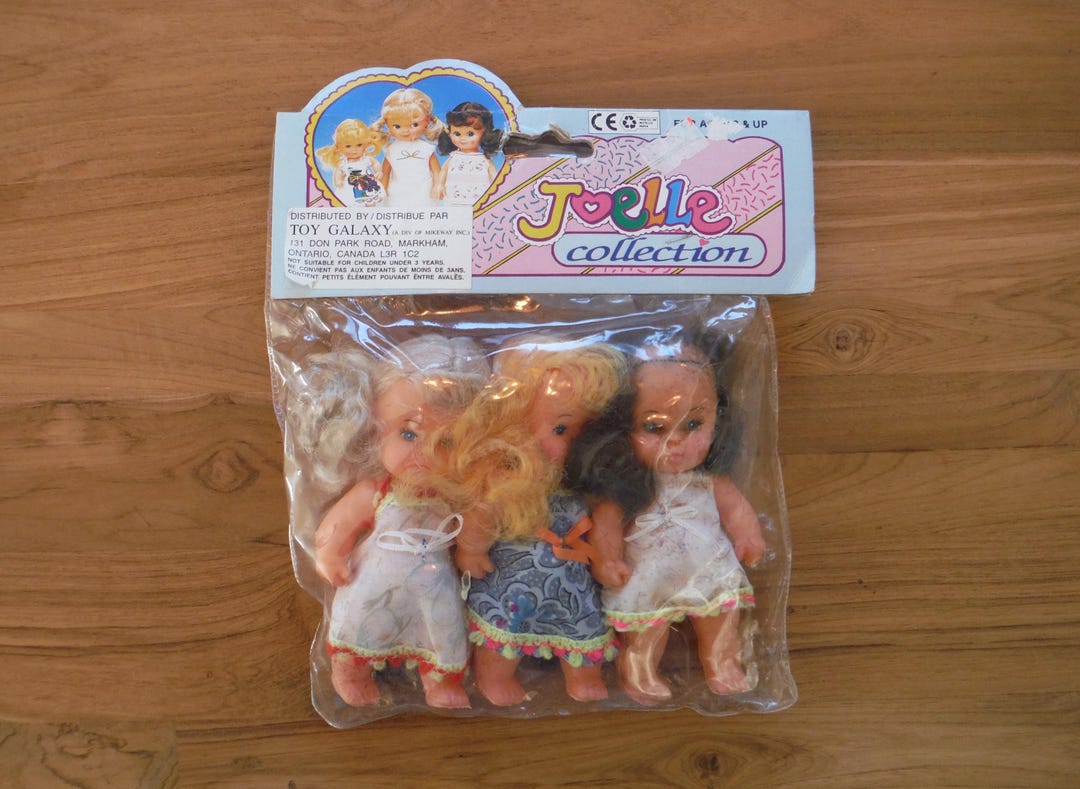 Vintage Joelle Collection Plastic Dolls - Vintage 1960's 5" Plastic ...