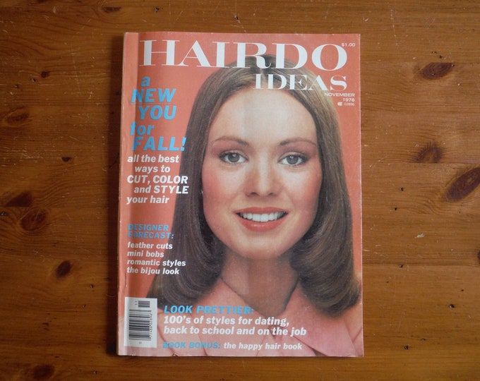 Vintage 1970's Hairdo Ideas Magazine - Mod Retro '70's Woman Hairdo ...