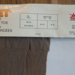 Vintage Mod Panty Hose New in Package 1970's Secret One Size Pantyhose ...