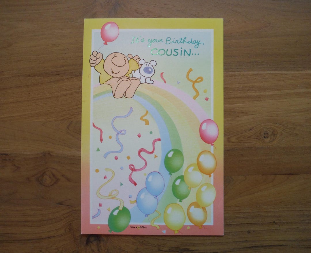 Vintage Ziggy Cousin Birthday Greeting Card - Vintage 1980's Ziggy ...