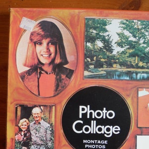 Vintage 1970's Mod Photo Collage Frame in Original Box Groovy Photos ...