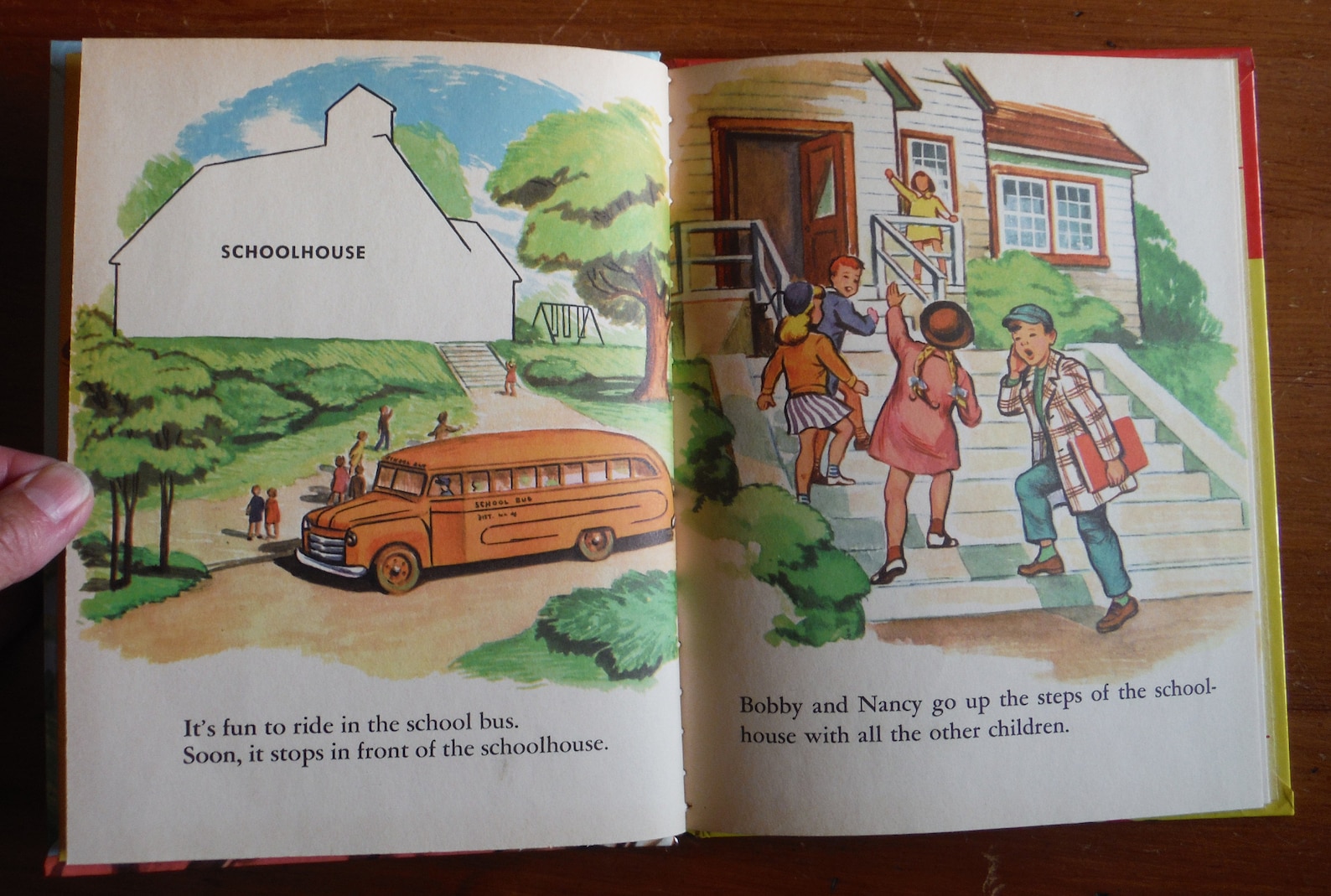 Vintage 1950's Let's Go to School Book 1954 - Etsy