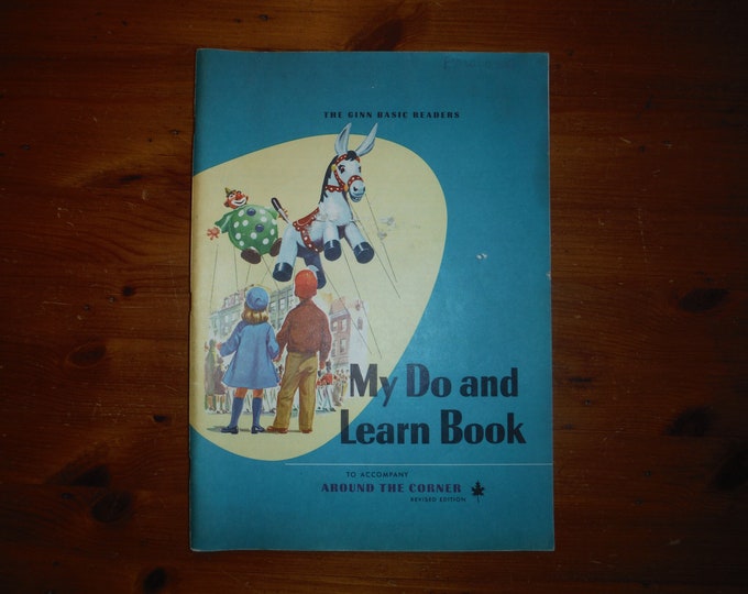 Vintage 1950's '60's My Do and Learn Workbook Language Arts Primer ...