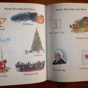 Vintage Child's My Little Pictionary Book 1970's Children's School ...