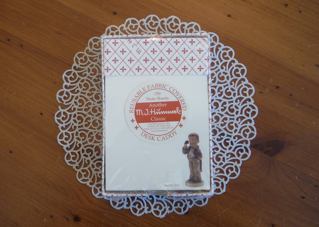 Vintage Hummel Writing Paper - '90's M. I. Hummel Note Sheets of ...