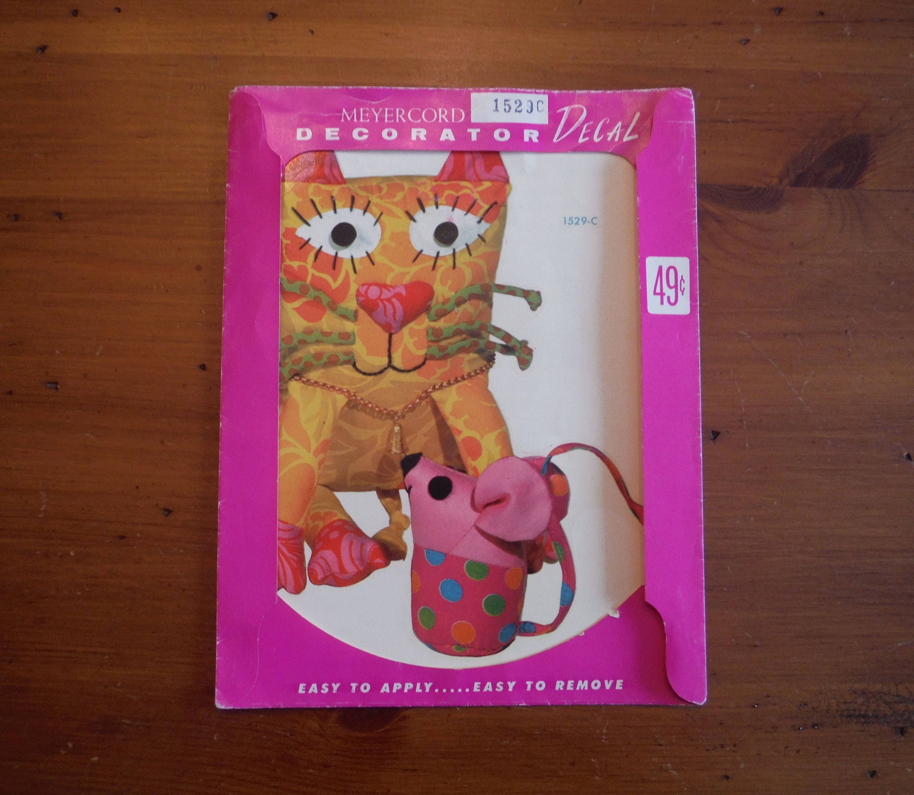 Original Vintage Retro Cat Decal 1970's Kitty Cat Kitten | Etsy
