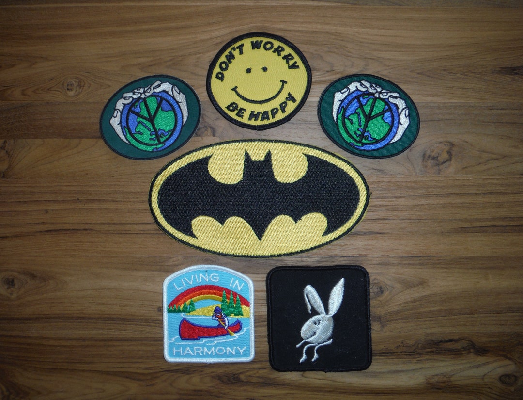 Vintage Fun Badges Lot Vintage Cloth Stitched Clothing Patches Badges ...