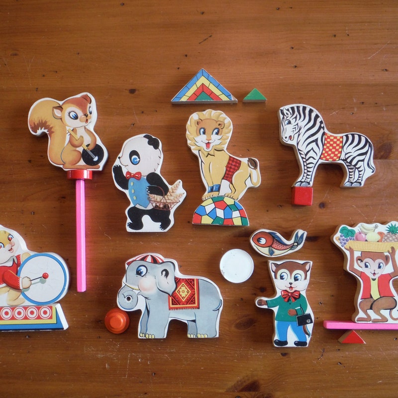 Wooden Acrobat Toy - Etsy