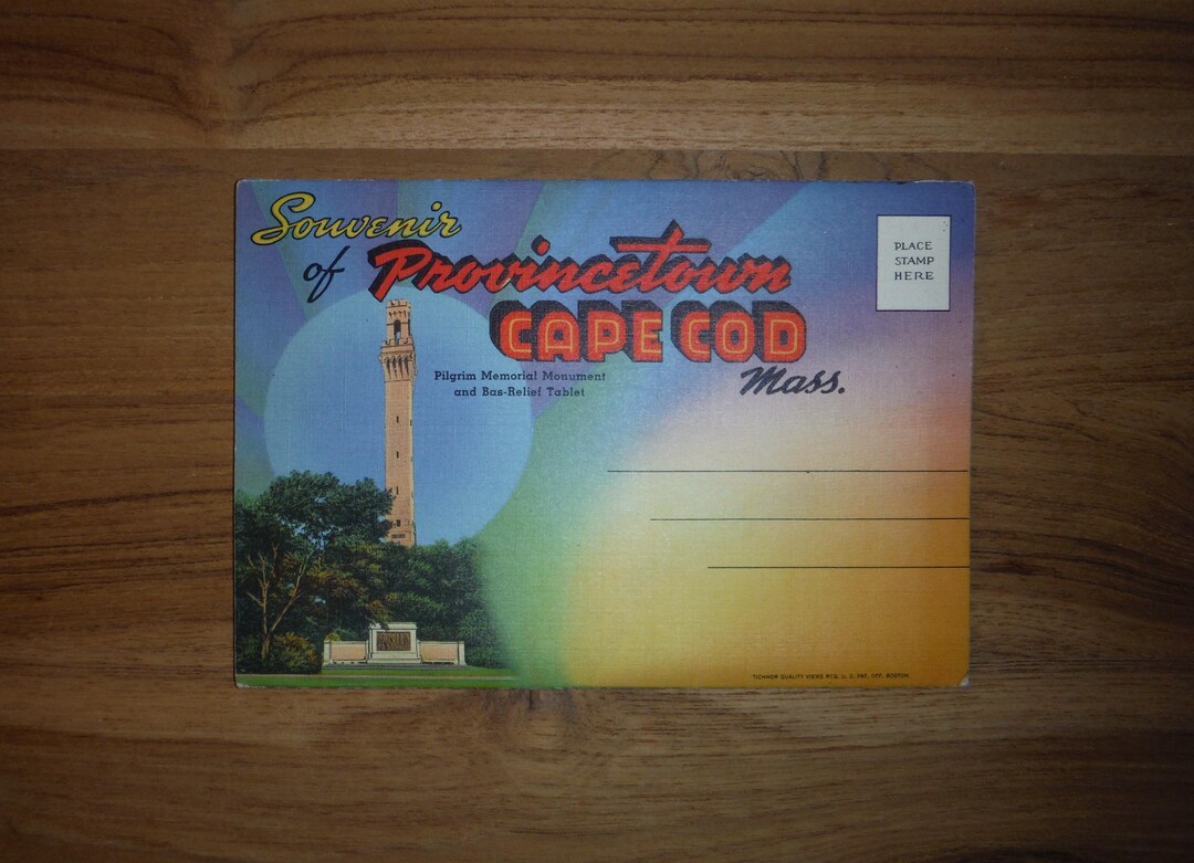 Vintage Fold Out Provincetown Cape Cod Folder Packet - 1940's Antique ...