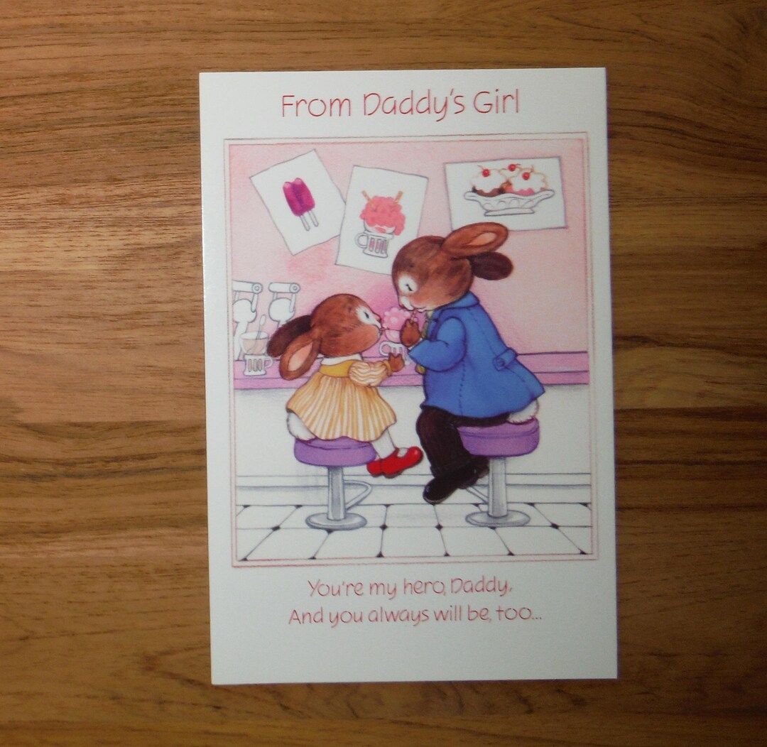 Cute Vintage Daddy Valentine Card - Vintage From Daddy's Girl ...