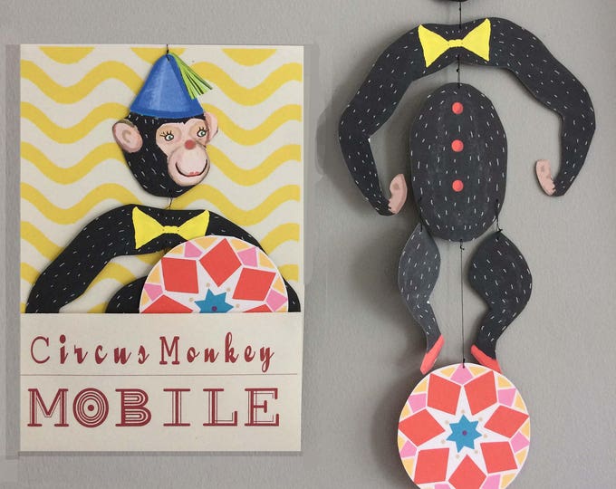 Monkey Mobile - Etsy