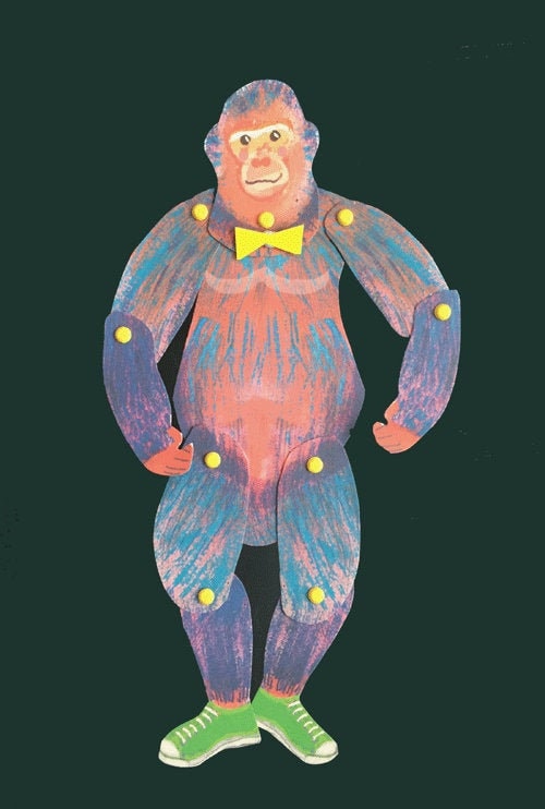 Gorilla Cut and Make Puppet - Etsy