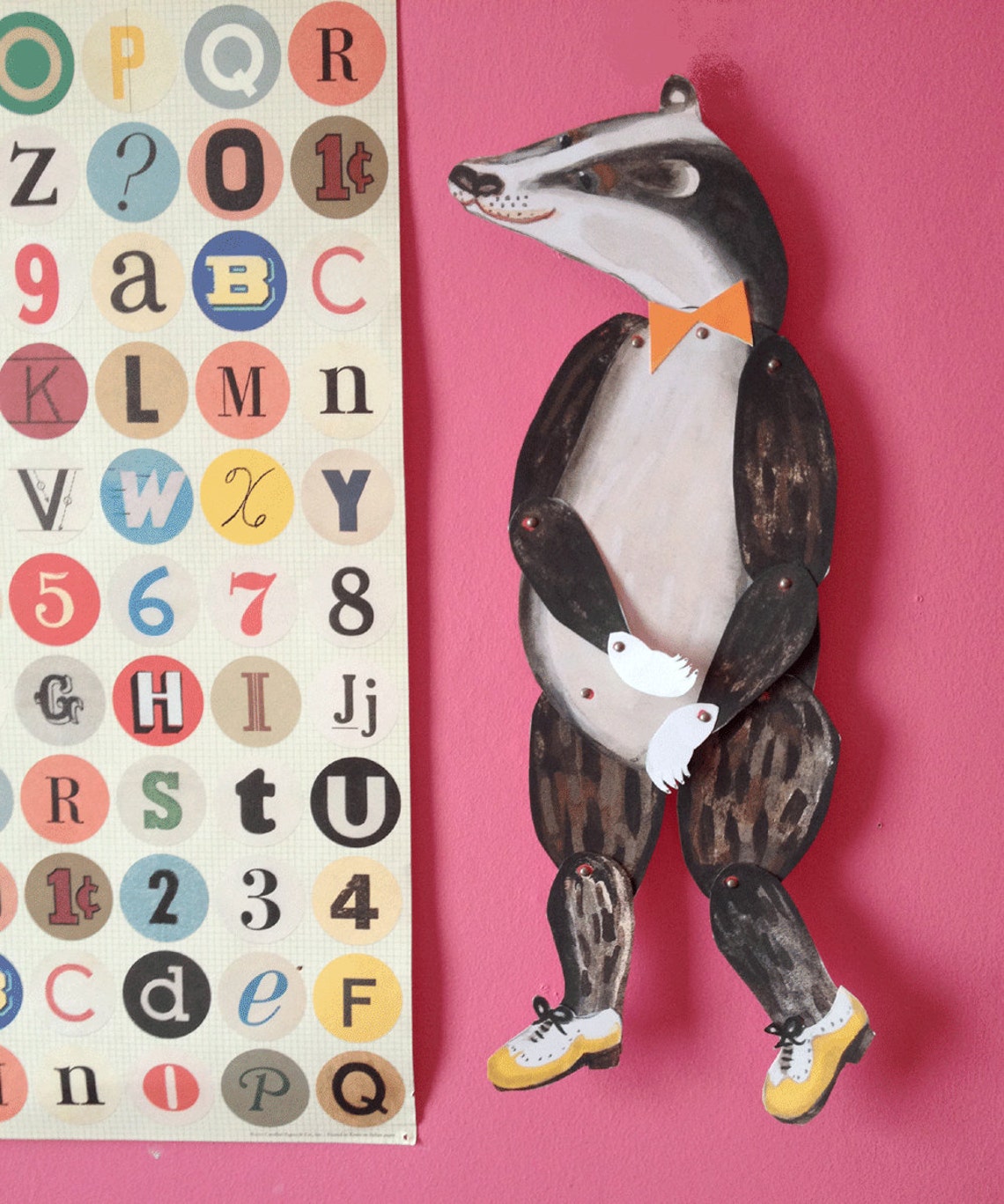 The Articulated Badger Puppet Kit - Etsy