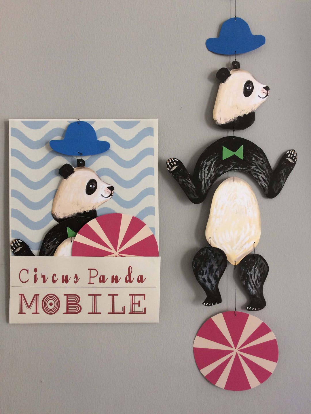 Dancing Panda Mobile - Etsy