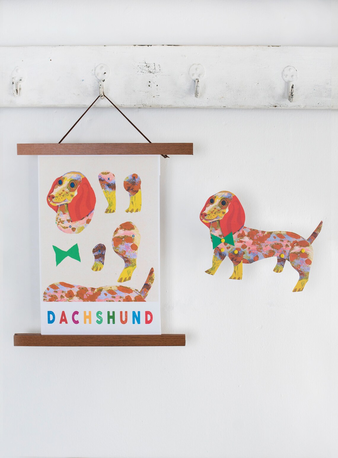 Dachshund Cut and Make Puppet - Etsy