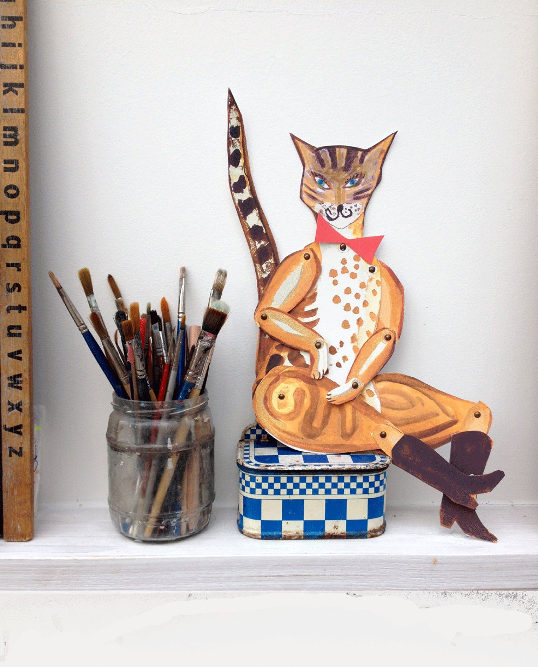 The Articulated Cat Puppet Kit - Etsy