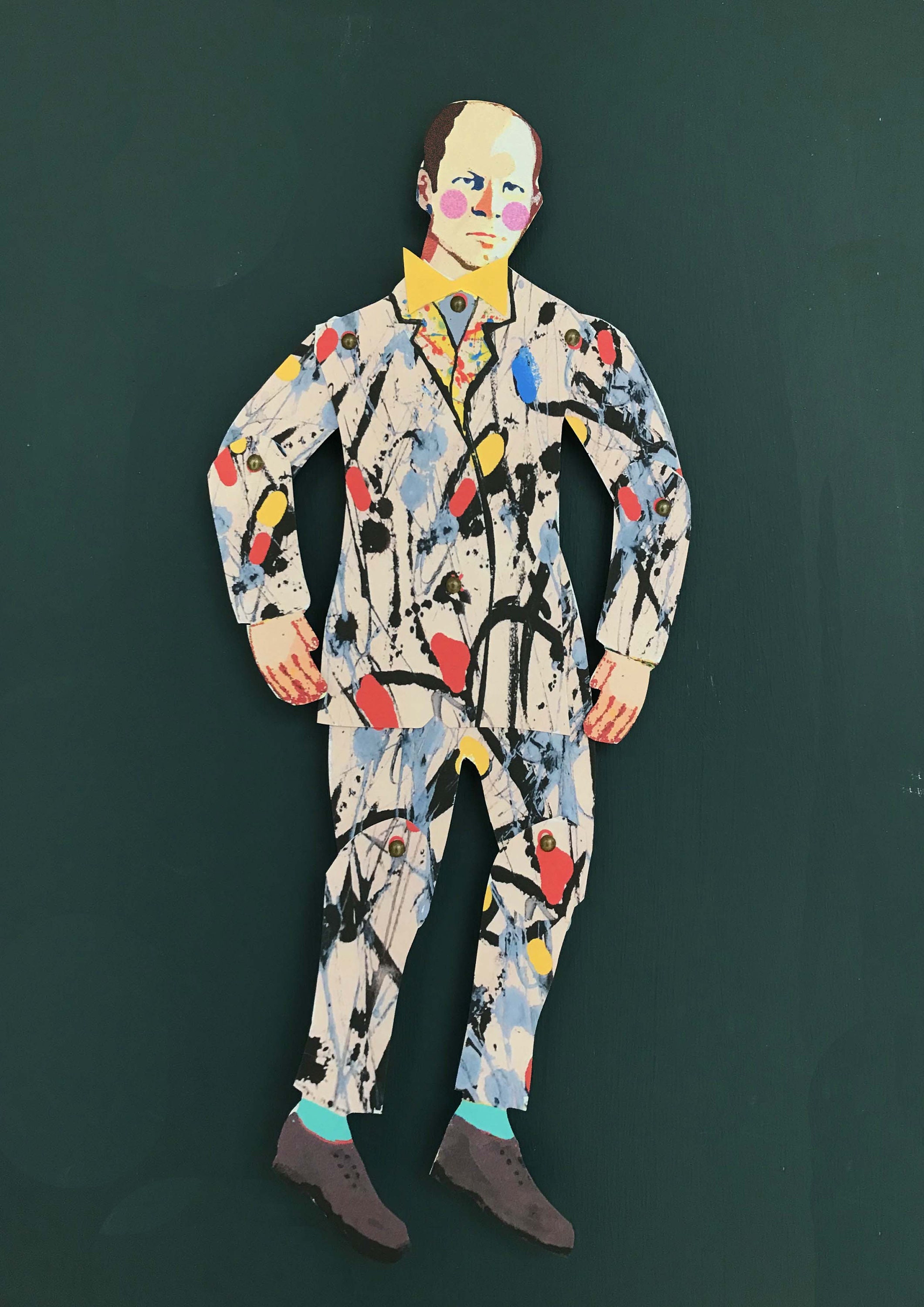Jackson Pollock Cut and Make Puppet - Etsy