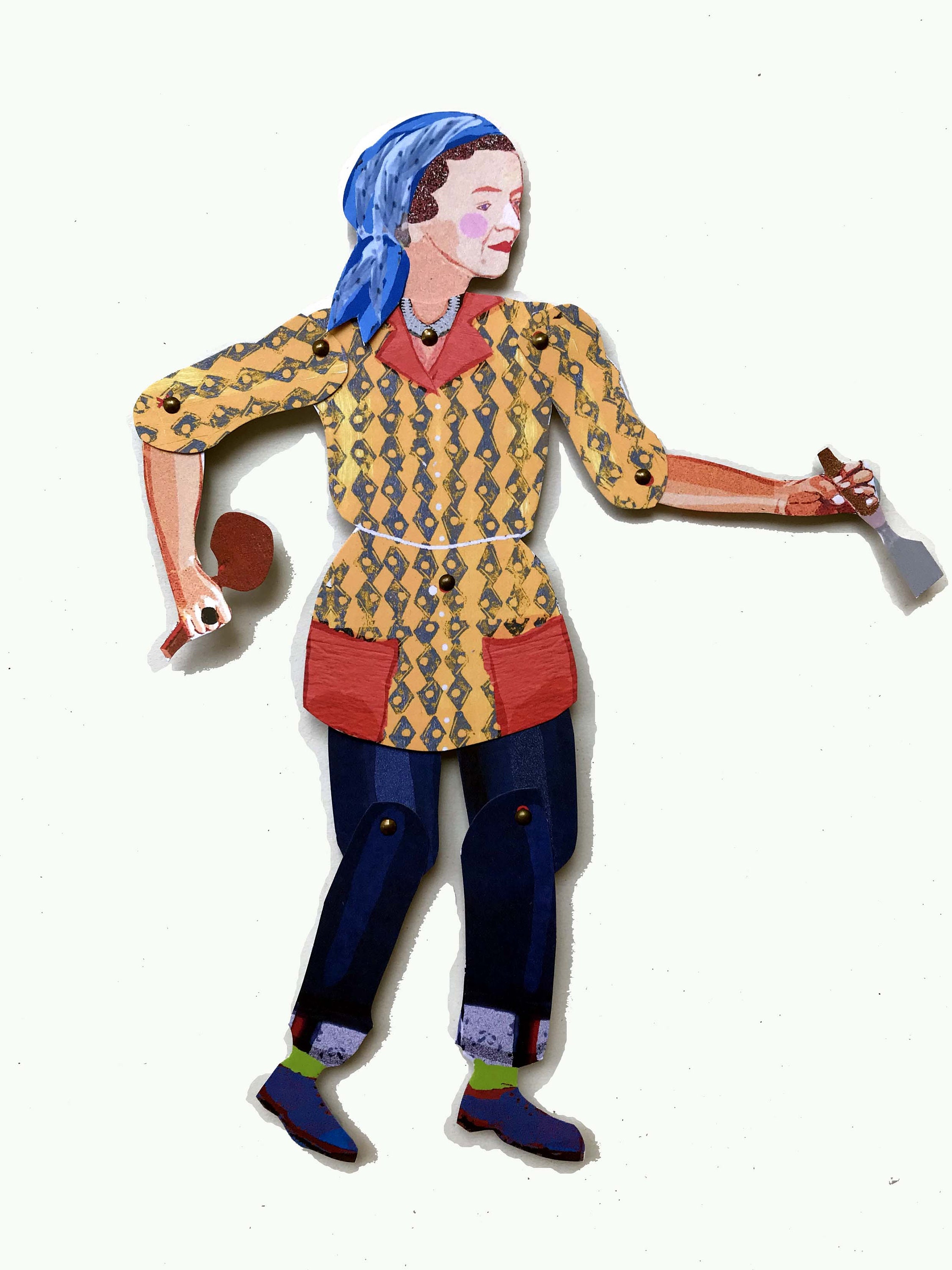 Barbara Hepworth Cut and Make Puppet - Etsy UK