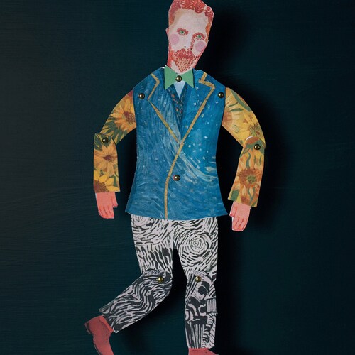 Andy Warhol Paper Puppetarticulated Puppet Cut Out and Make - Etsy UK